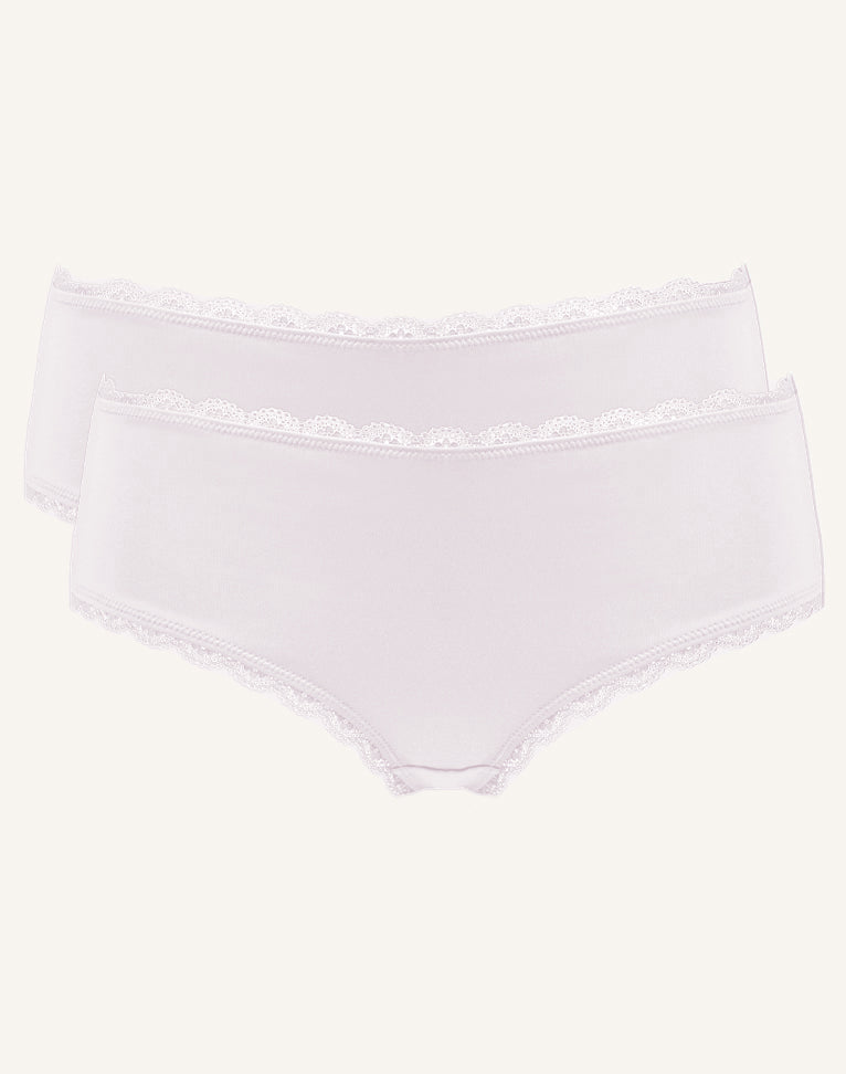 Panty-Set 2x "Basic" powder - hoher Tragekomfort im Doppelpack | SugarShape